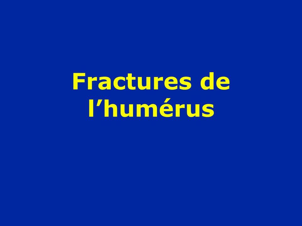 Fractures de l’humérus .PDF - ETUDE-AZ