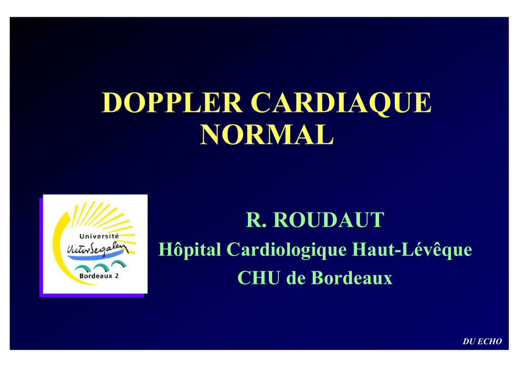 Doppler Cardiaque Ou Artériel _ Échographie Doppler – LBEGMS